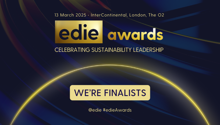 edie Awards 2025 -Finalist - DelAgua Water Testing